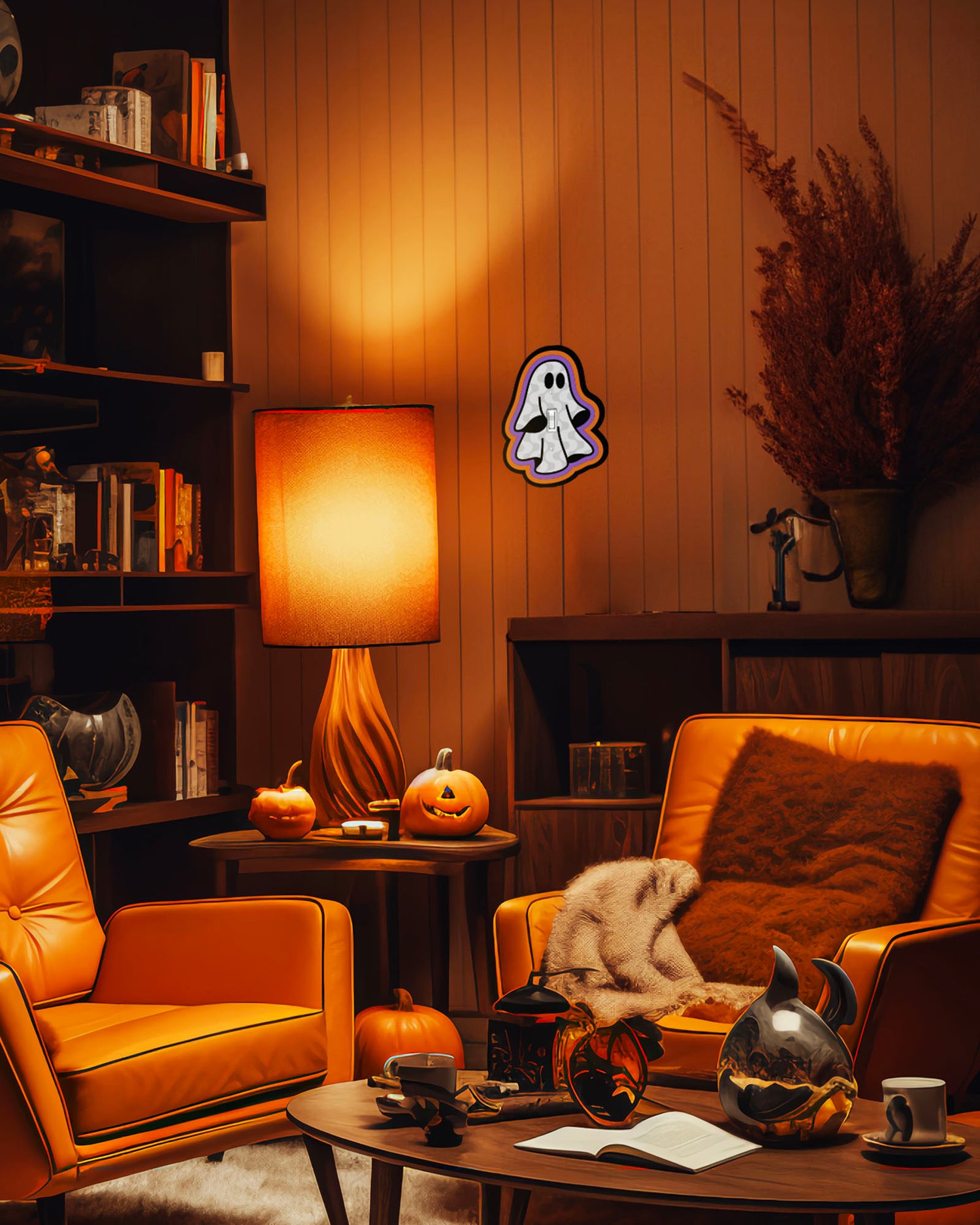 MindFlowers: Ghost Light Switch Cover