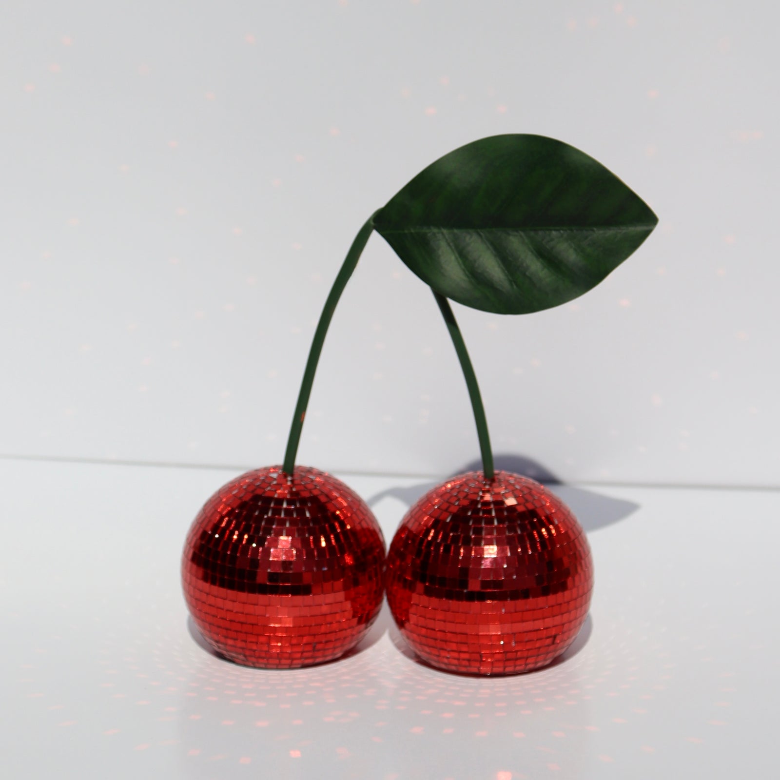 Red Cherry Disco Balls