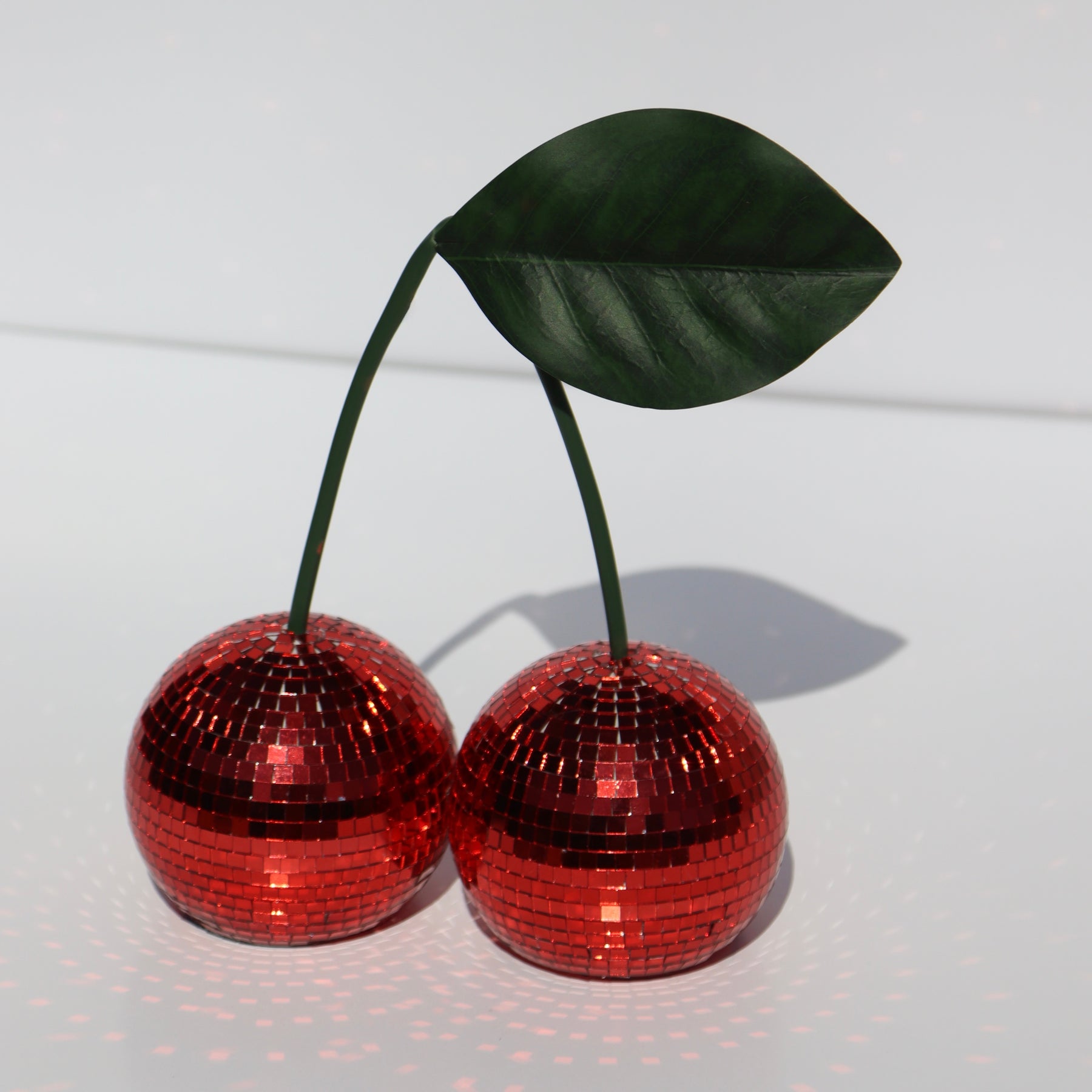 Red Cherry Disco Balls