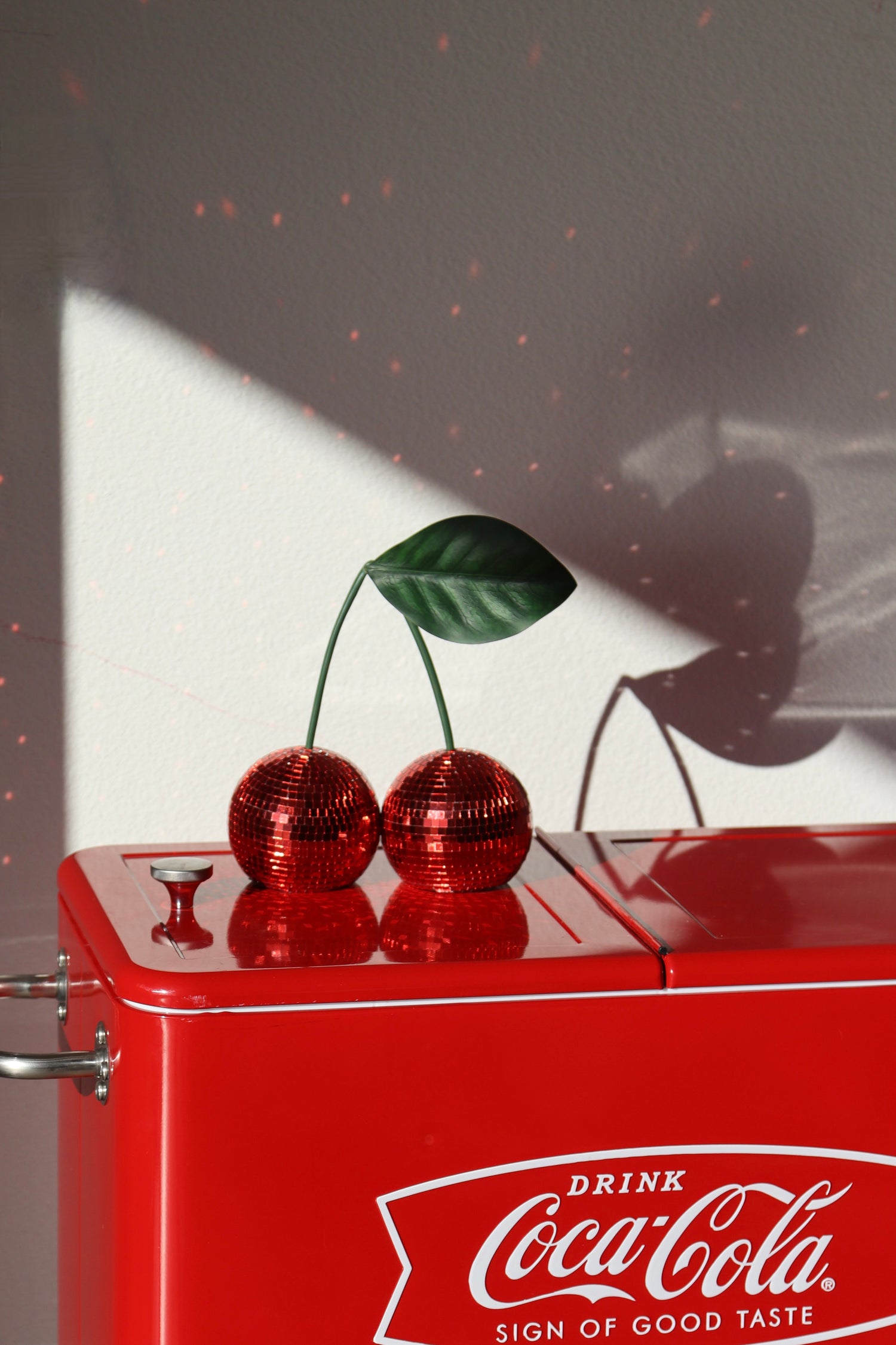 Red Cherry Disco Balls