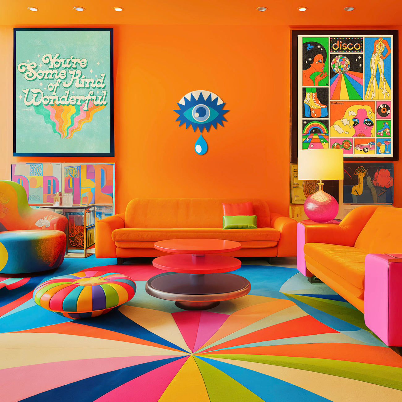 MindFlowers: Seeing Eye Wall Art
