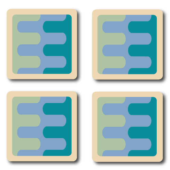 MindFlowers: The Key Light Coaster Pack