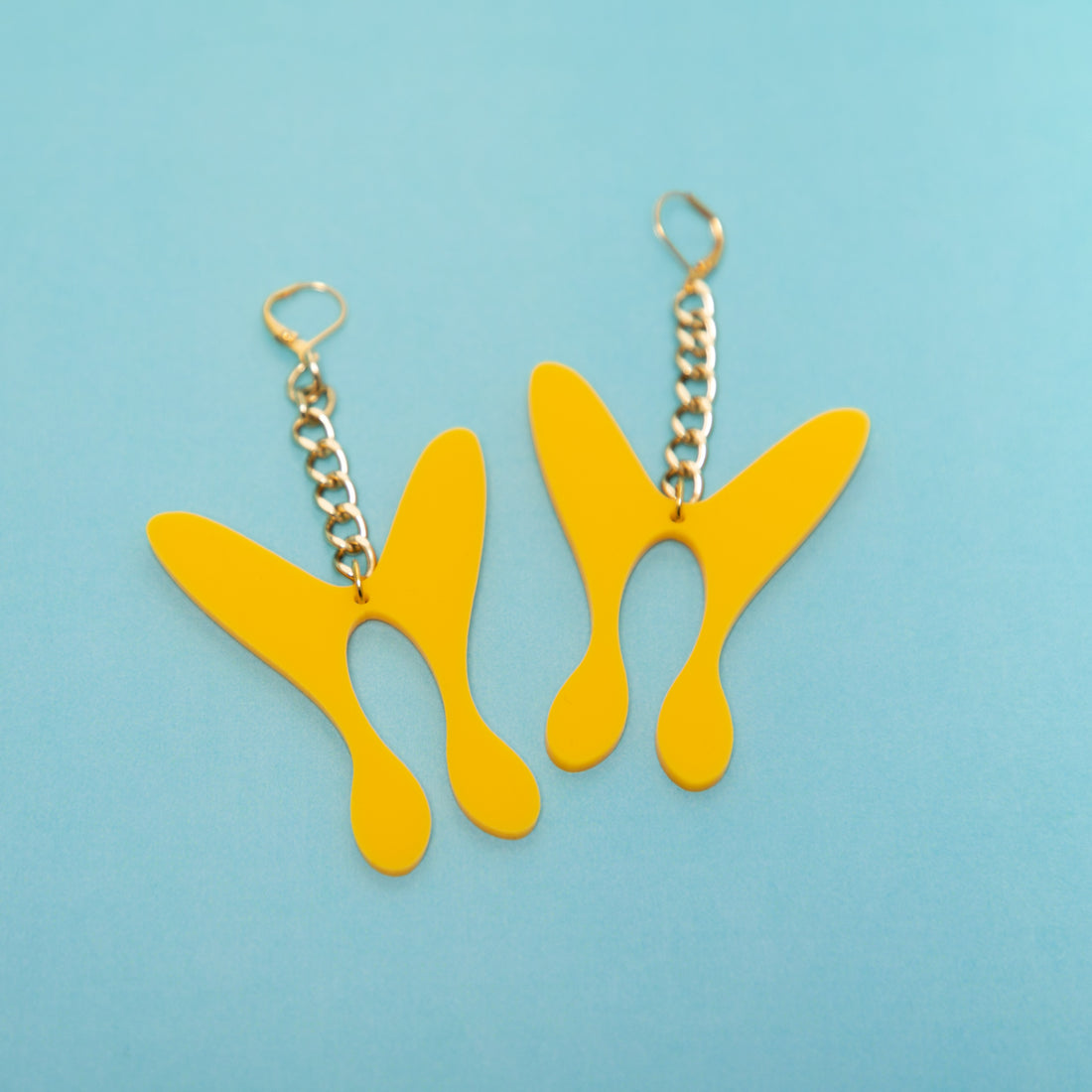 The Nova ButterFly Chain Earrings