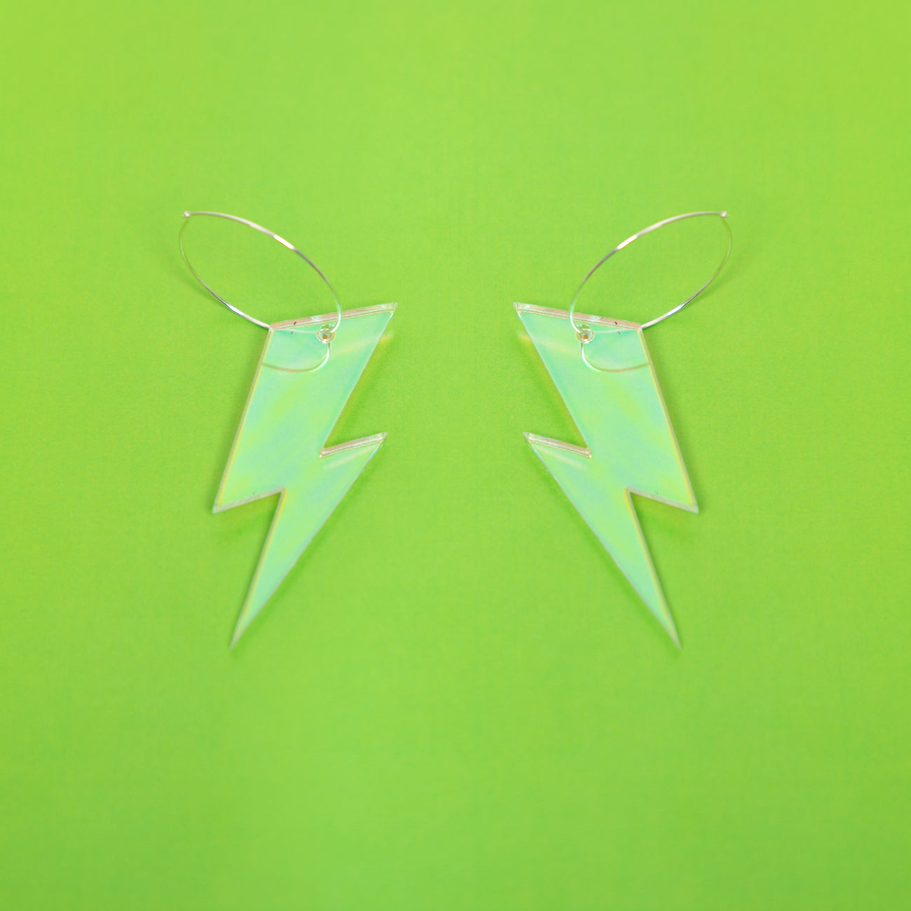 The Ziggy Bolt Hoop Earrings
