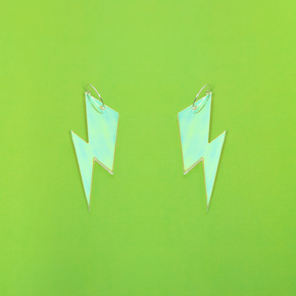 The Ziggy Bolt Hoop Earrings