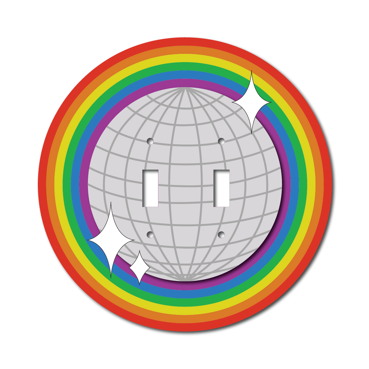 MindFlowers: Disco Ball Light Switch Cover